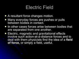 Electric Fields | PPT