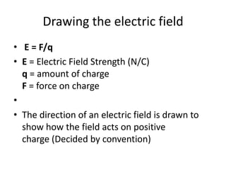 Electric fields | PPTX | Physics | Science