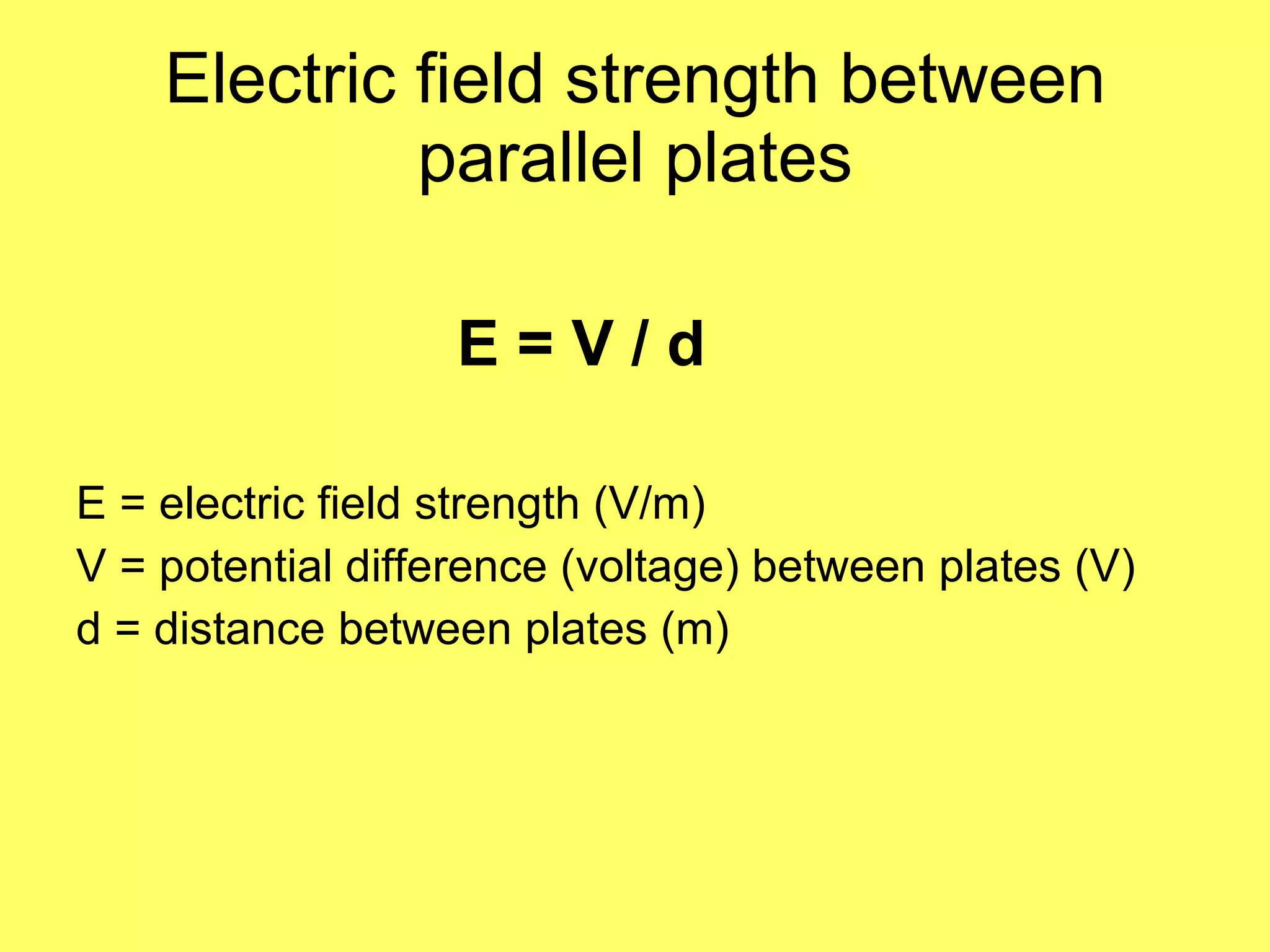 Electric fields revisited | PPT