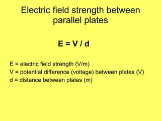 Electric fields revisited | PPT