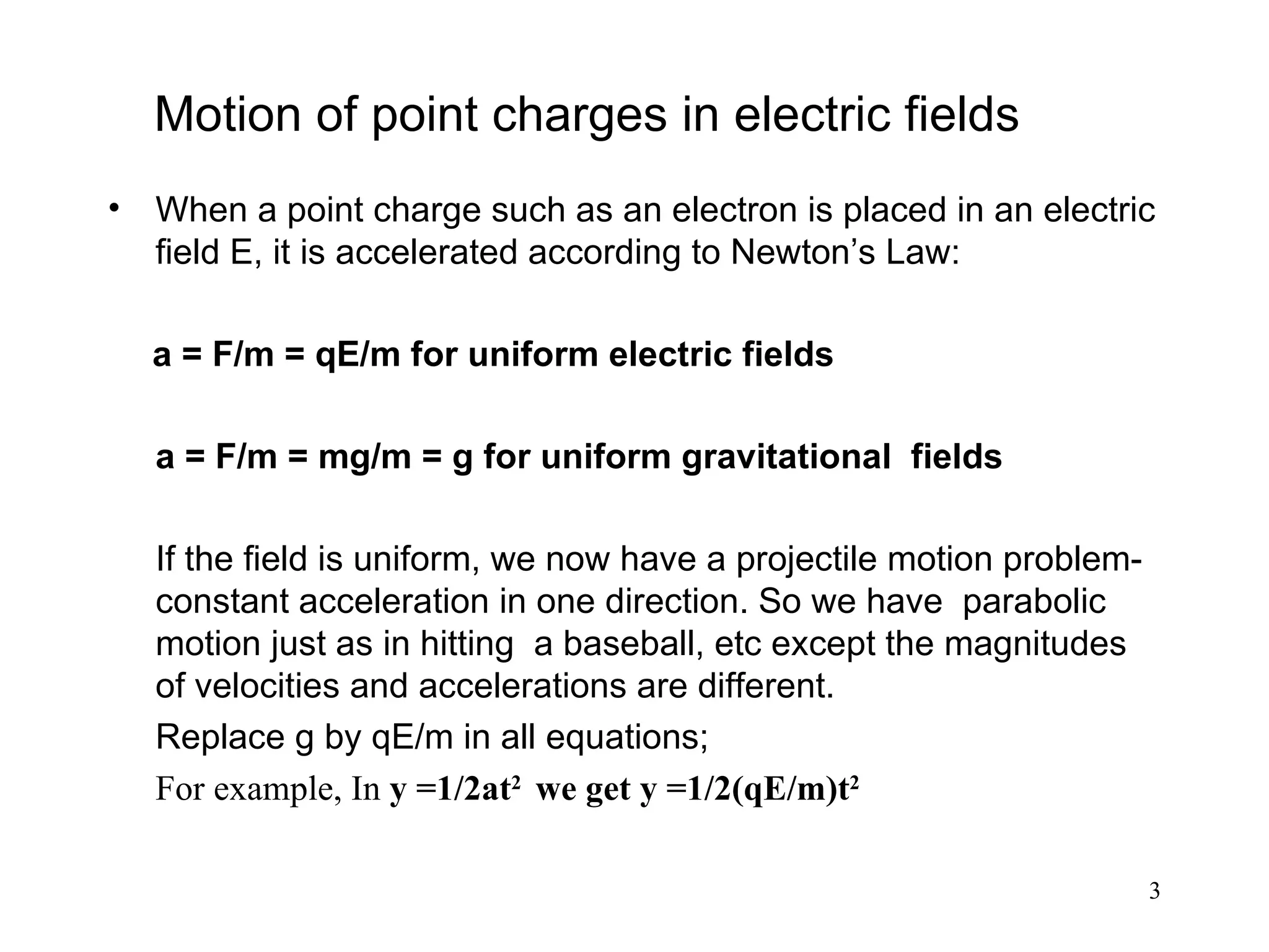 Electric field solving | PPT