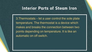 Electric flat iron domestically controlled appliances | PDF