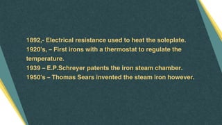 Electric flat iron domestically controlled appliances | PDF