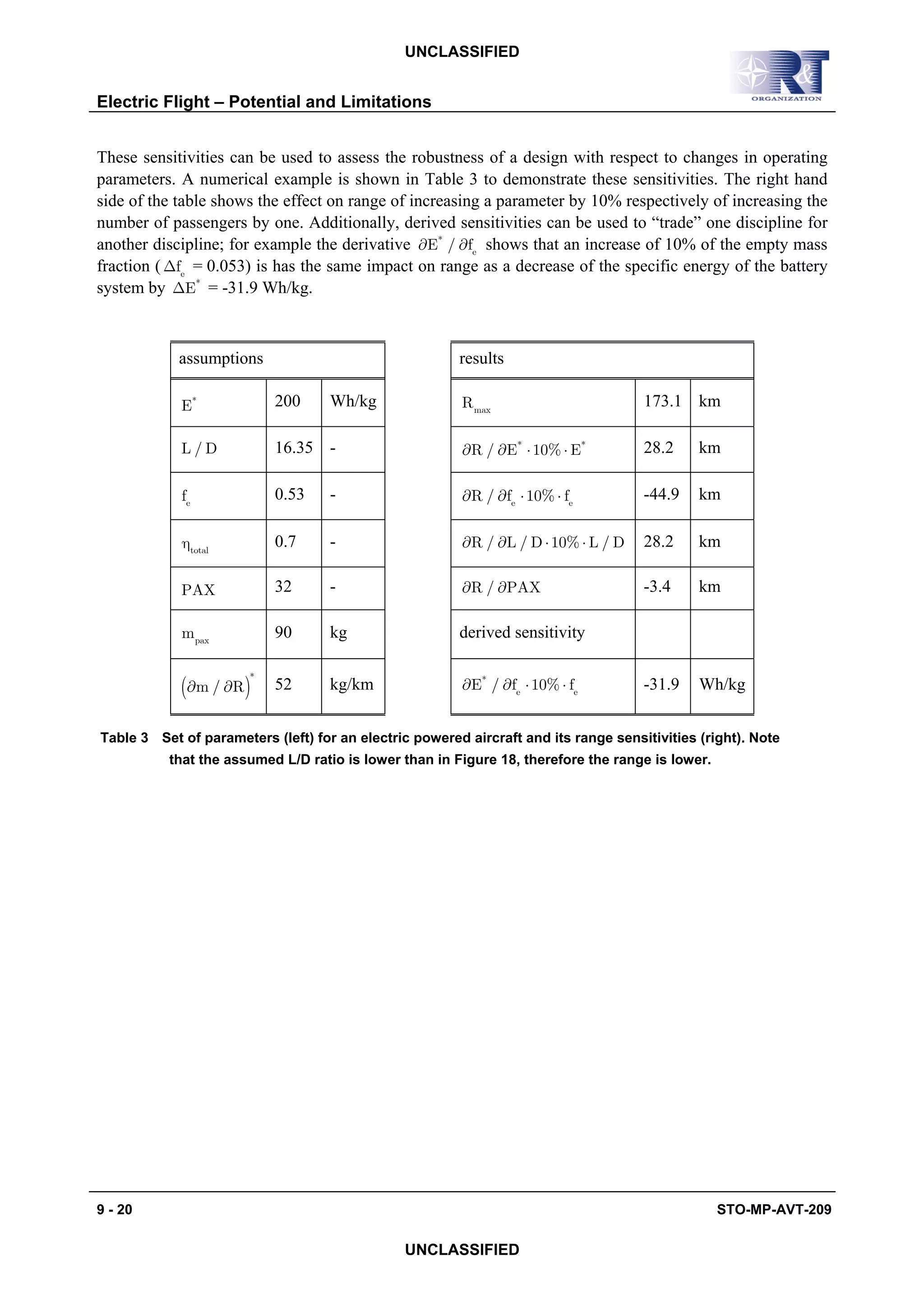 Electric flight – Potential and Limitations (2012) | PDF