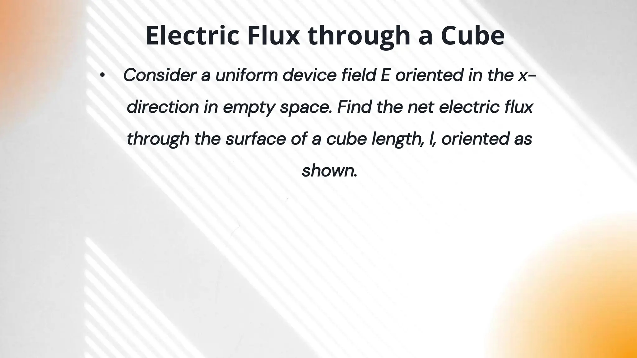 Electric Flux and Gauss's Lawsjjssjskskk | PPTX