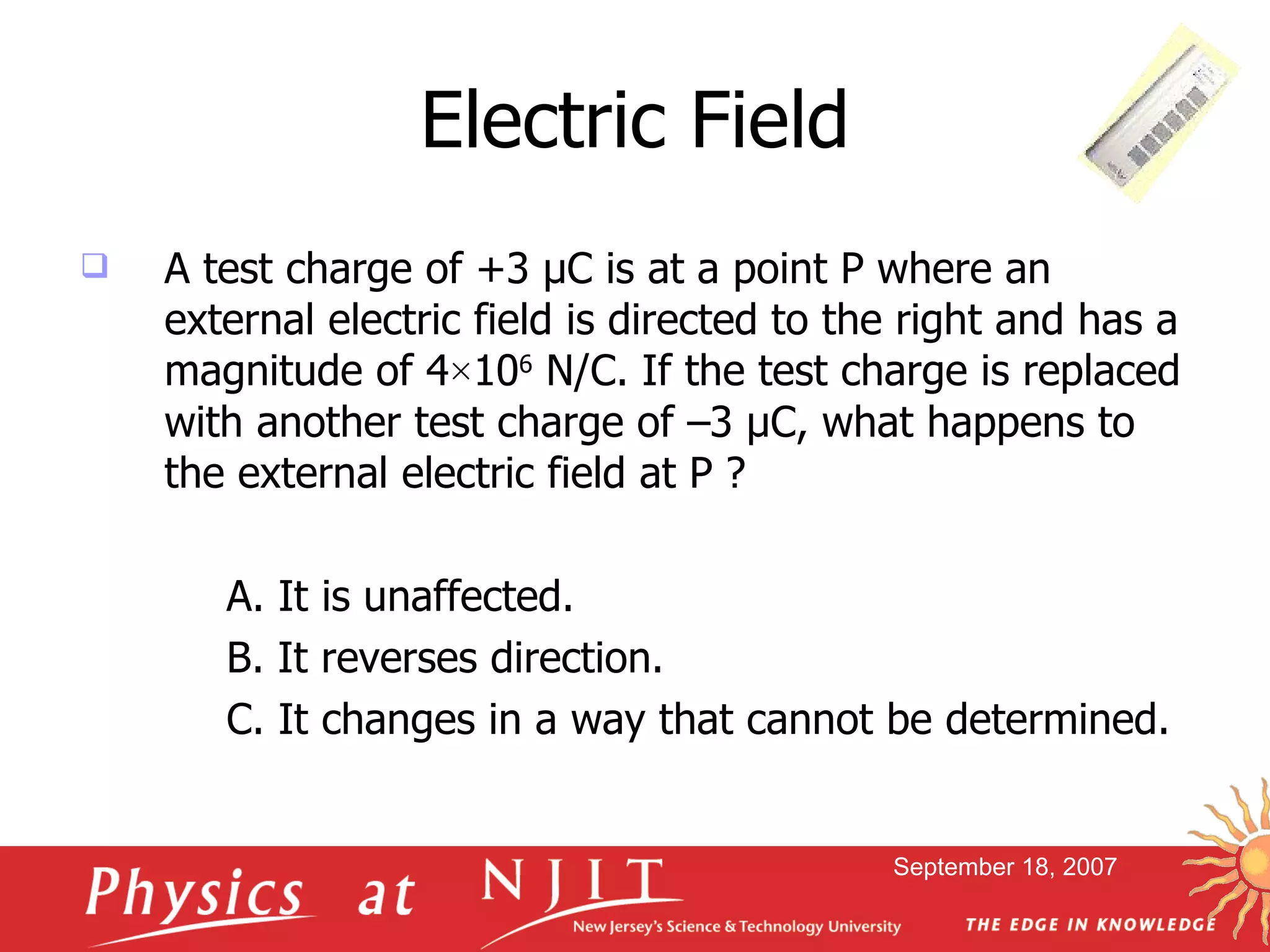 Electric Force and Field | PPT