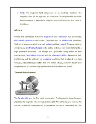 Electric generator | DOC