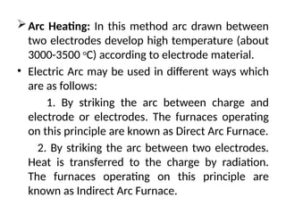 Electric Heating, Methods of Electric Heating | PPT