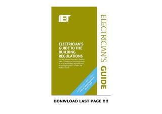 Electrician s Guide to the Building Regulations (Electrical Regulations ...