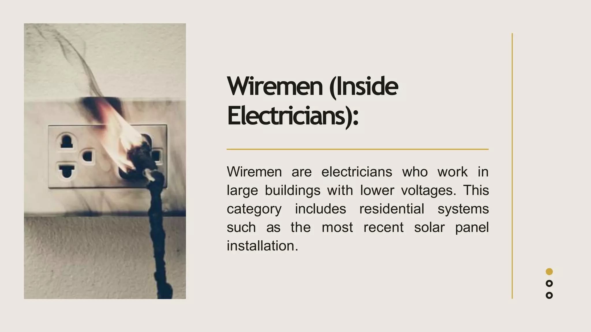 Electricians bristol what is the classification of electricians | PPT