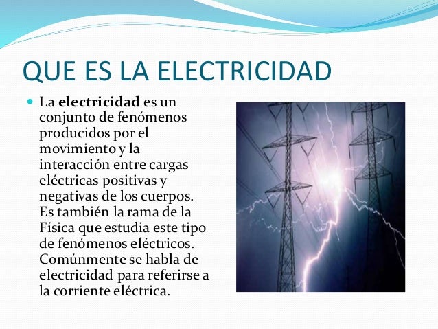 Electricidad