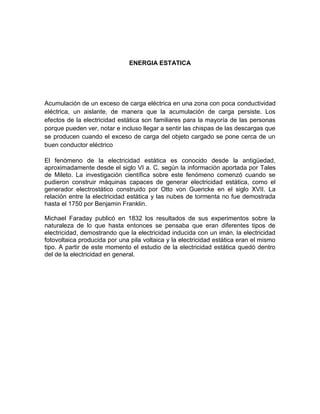 Electricidad estatica 1 | PDF