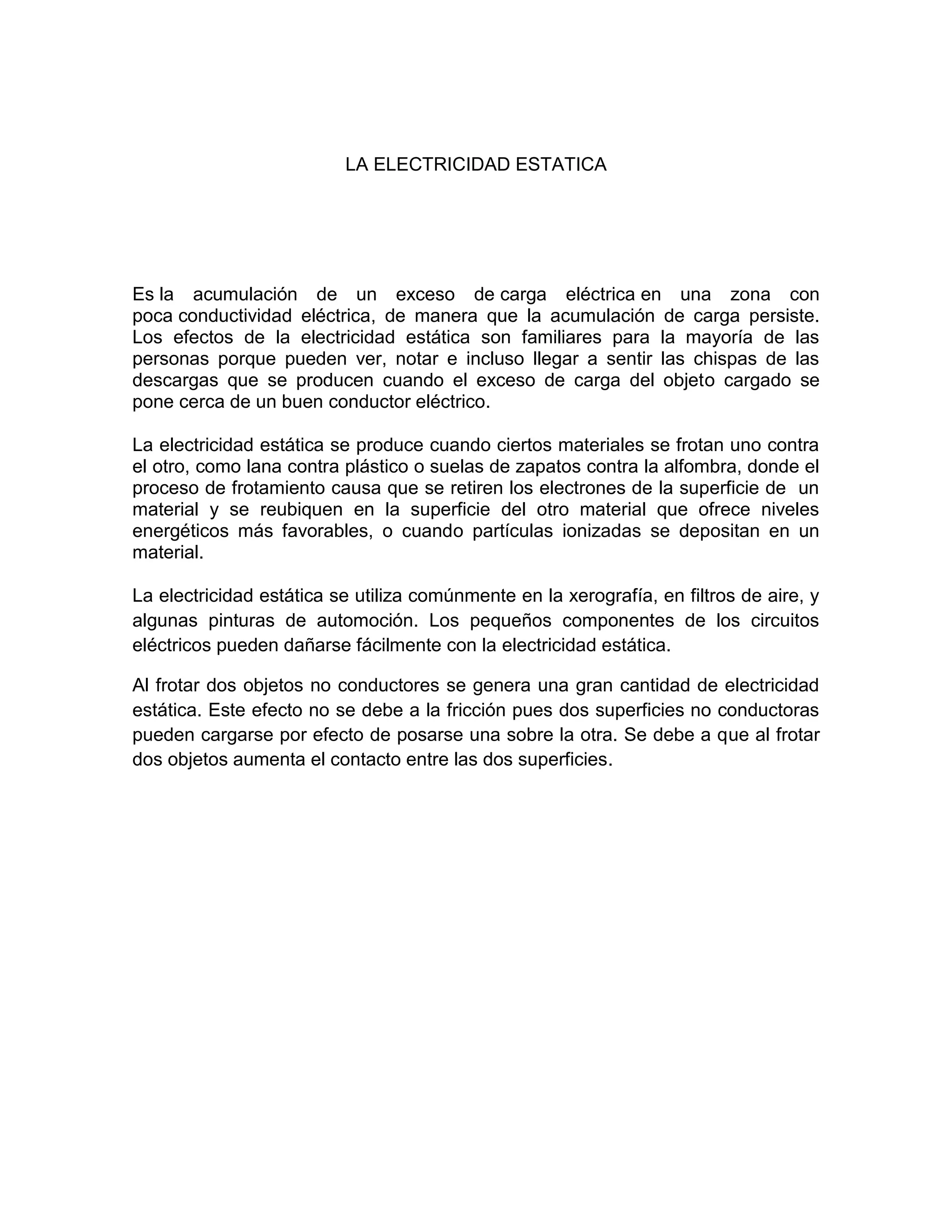 Electricidad estatica[1] | DOCX