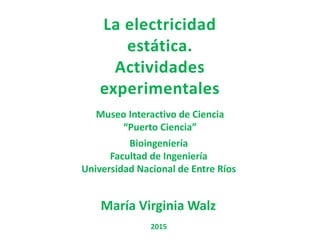 Electricidad estática | PPTX