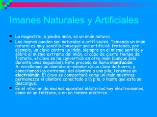 Electricidad y magnetismo | PPT