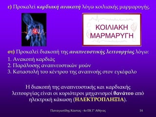 Ηλεκτρικά εγκαύματα - Ηλεκτροπληξία | PPTX