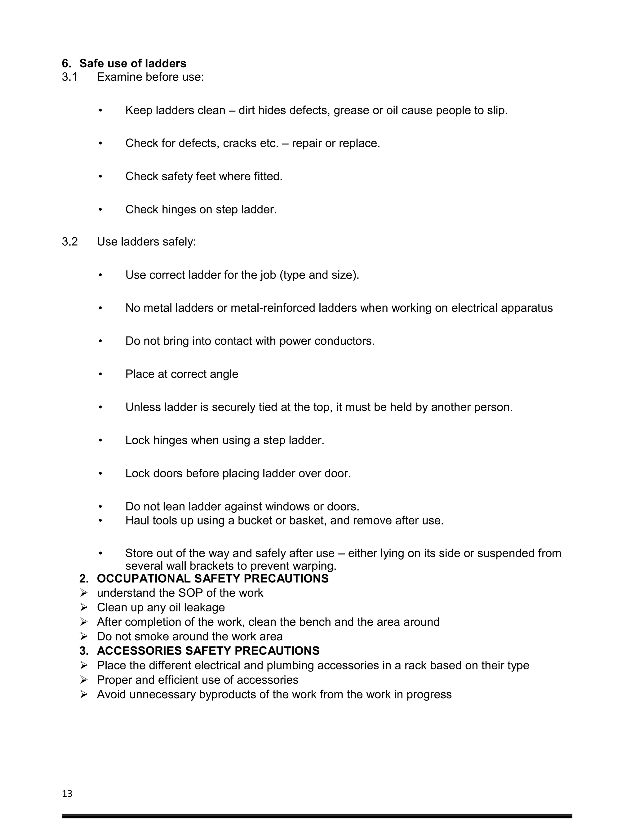 Electric instalation operation and training manual | PDF