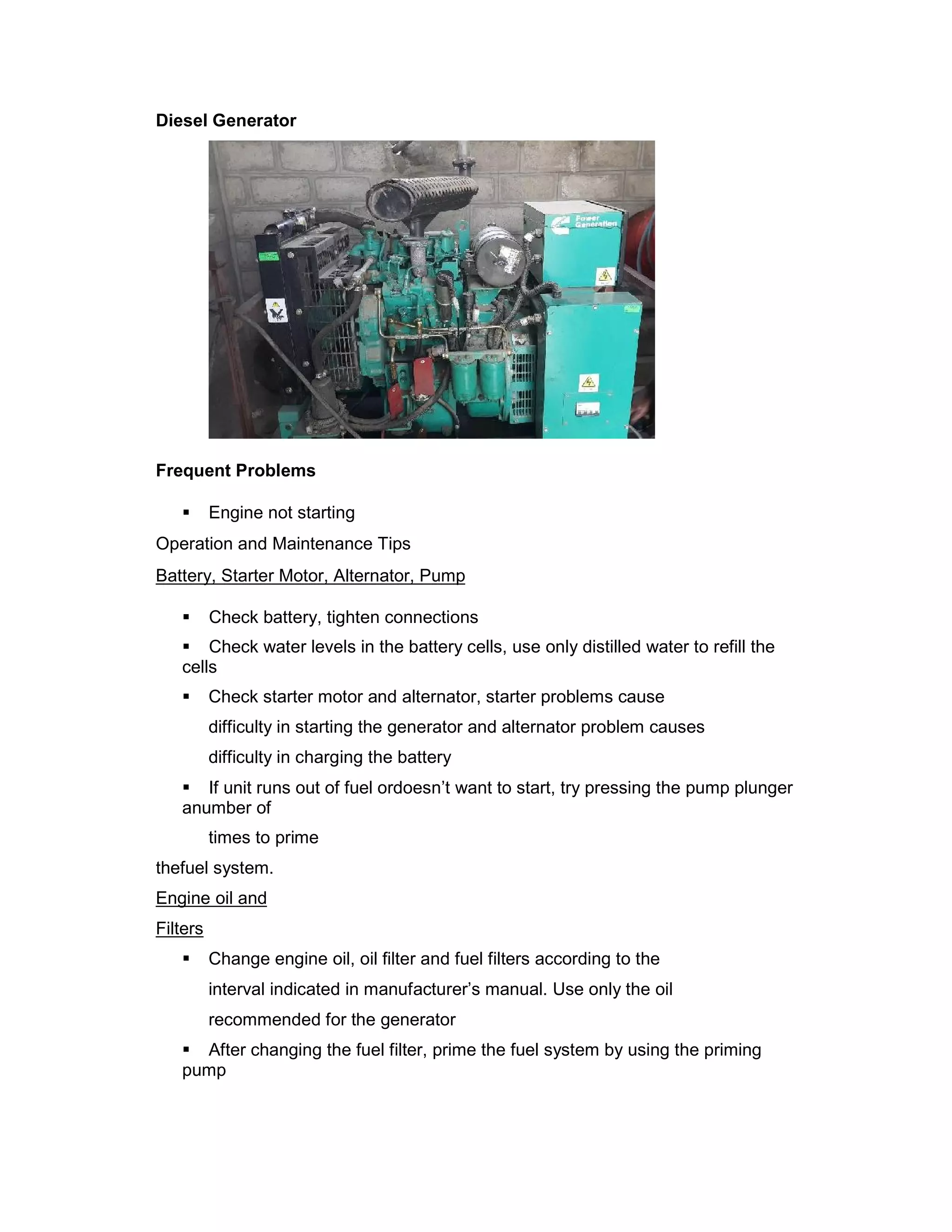 Electric instalation operation and training manual | PDF