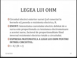 Electricitate | PPTX