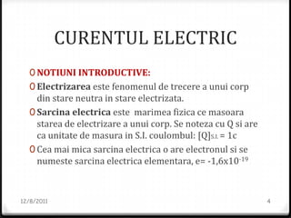 Electricitate | PPTX