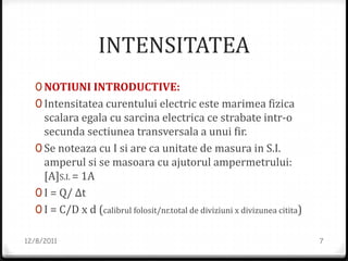 Electricitate | PPTX