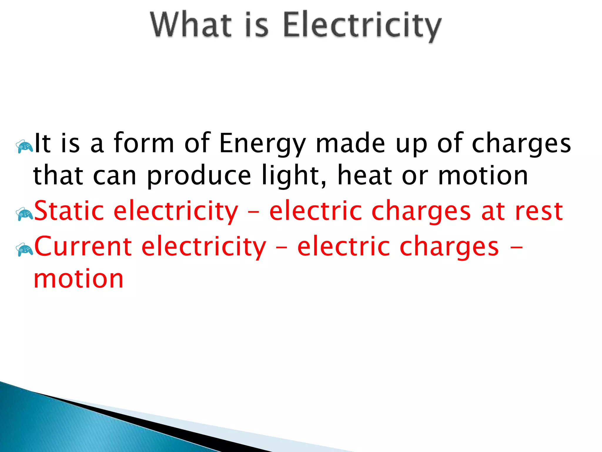 what is electricity?? ppt | PPTX
