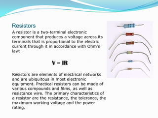 Electricity: Resistance | PPTX