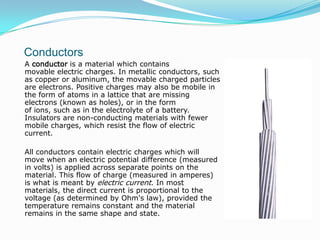 Electricity: Resistance | PPTX | Chemistry | Science