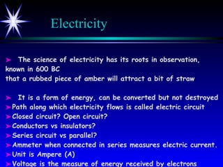 Electricity | PPT