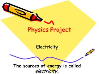 Electricity | PPSX | Physics | Science