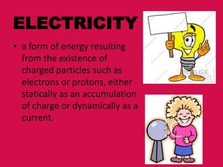 Electricity for Kids | PPTX
