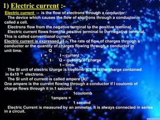 Chapter 12 Electricity class 10 ncert | PPTX