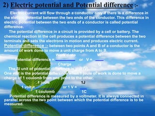 Chapter 12 Electricity class 10 ncert | PPTX