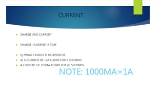 Electricity | PPTX | Physics | Science