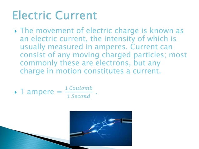Electricity, types of charges, current, circuits | PPTX