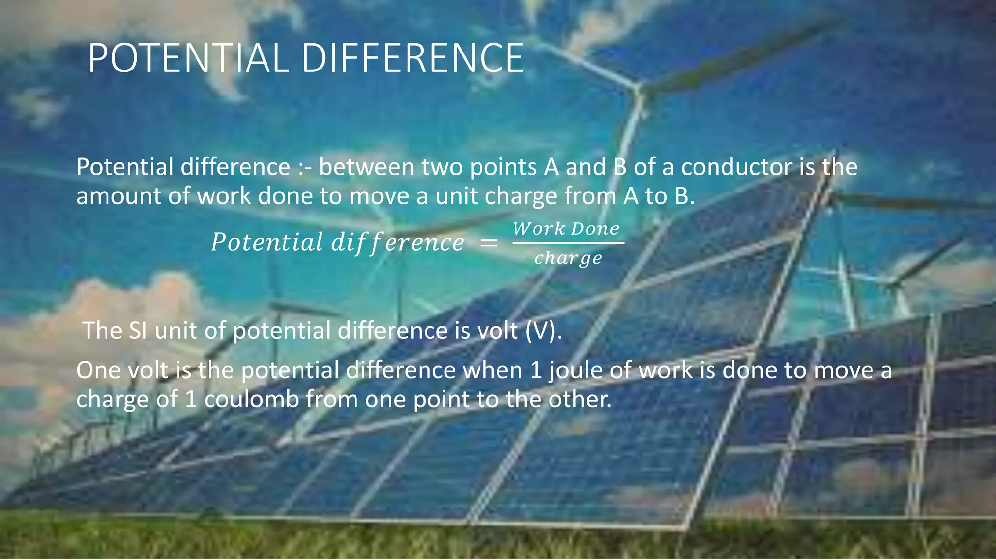 Electricity- physics class 10 | PPTX