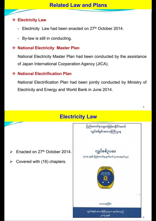 Electricity.myanmar.2016.by.government | PDF