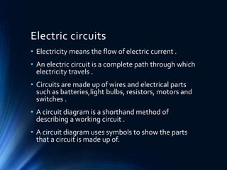 Electricity | PPTX