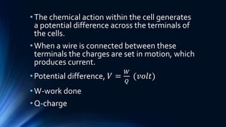 Current electricity Part -1 | PPTX | Chemistry | Science
