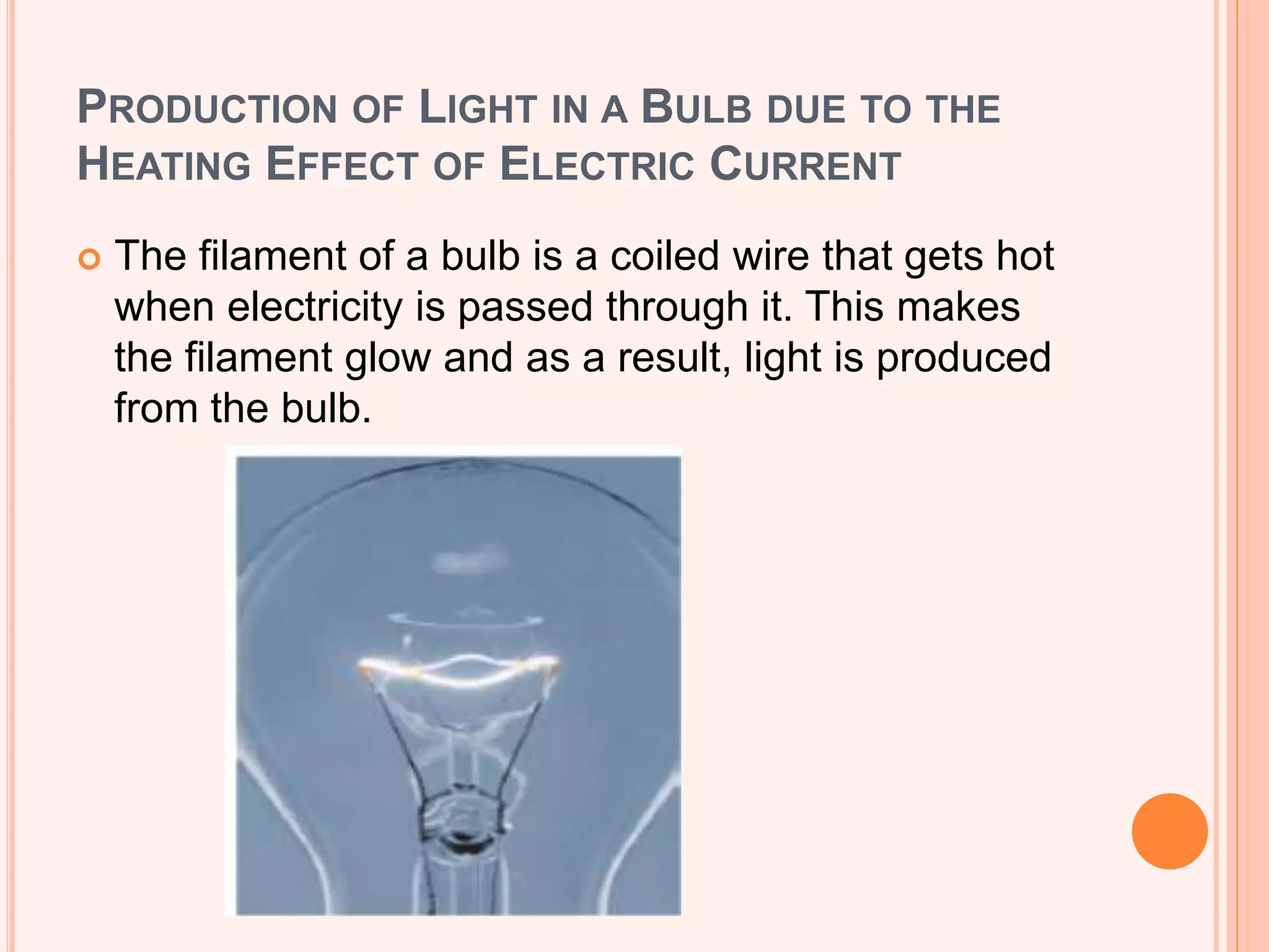 Electric current and it Effect | PPTX