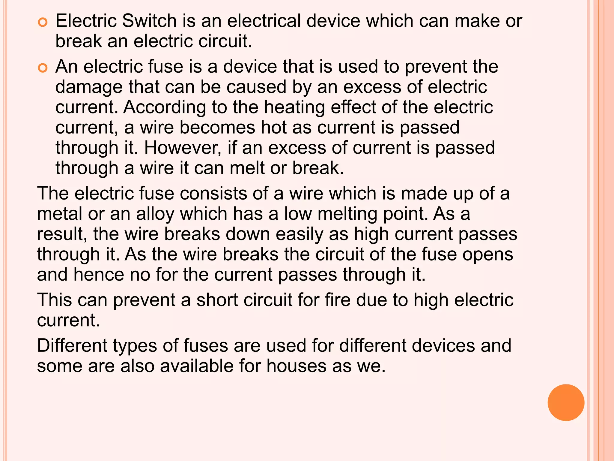Electric current and it Effect | PPTX