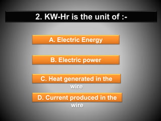 Electricity | PPTX