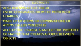Powerpoint presentation about electricity | PPT