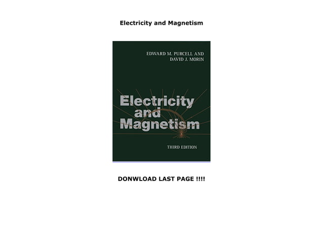 Electricity and Magnetism | PPT