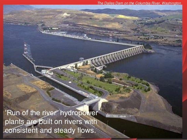 ‘Run of the river’ hydropower