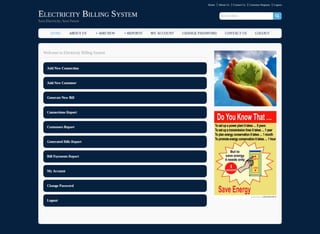 Electricity billing-system-project-on-jsp | PDF