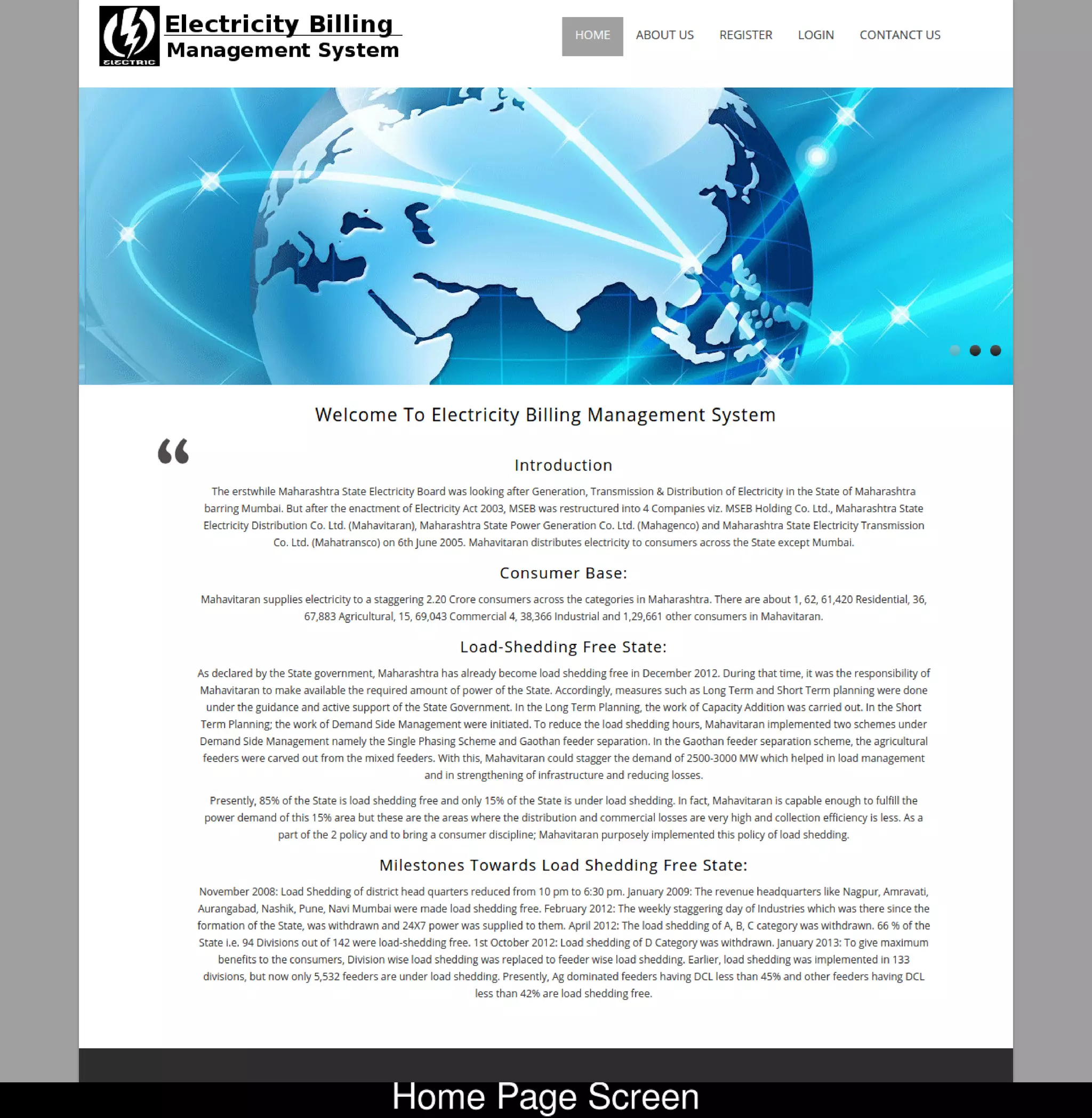 Electricity billing-system-screens | PDF