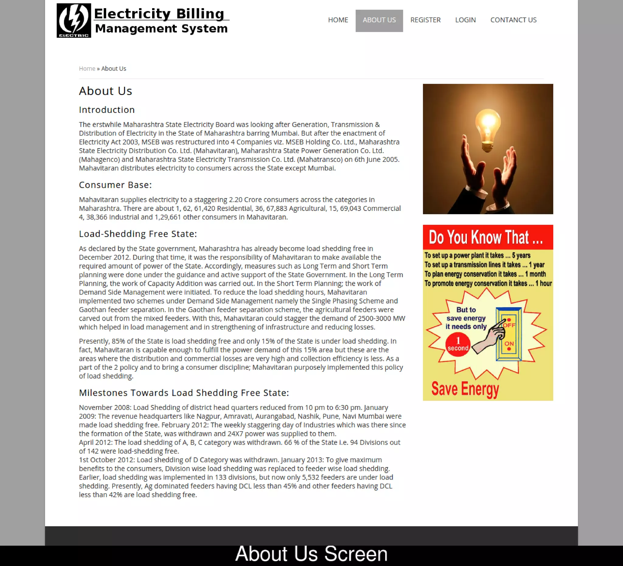 Electricity billing-system-screens | PDF