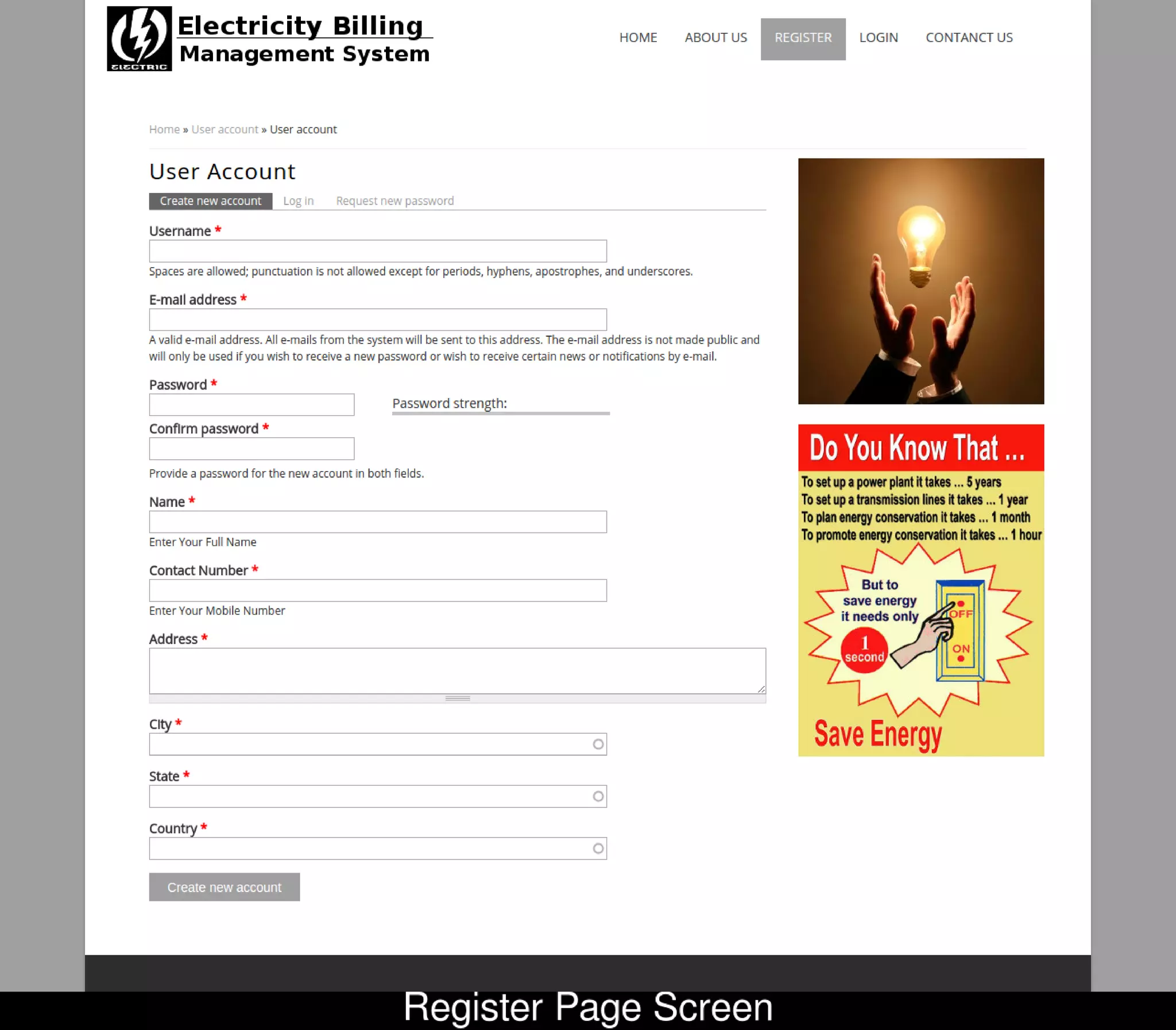 Electricity billing-system-screens | PDF