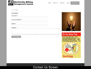 Electricity billing-system-screens | PDF